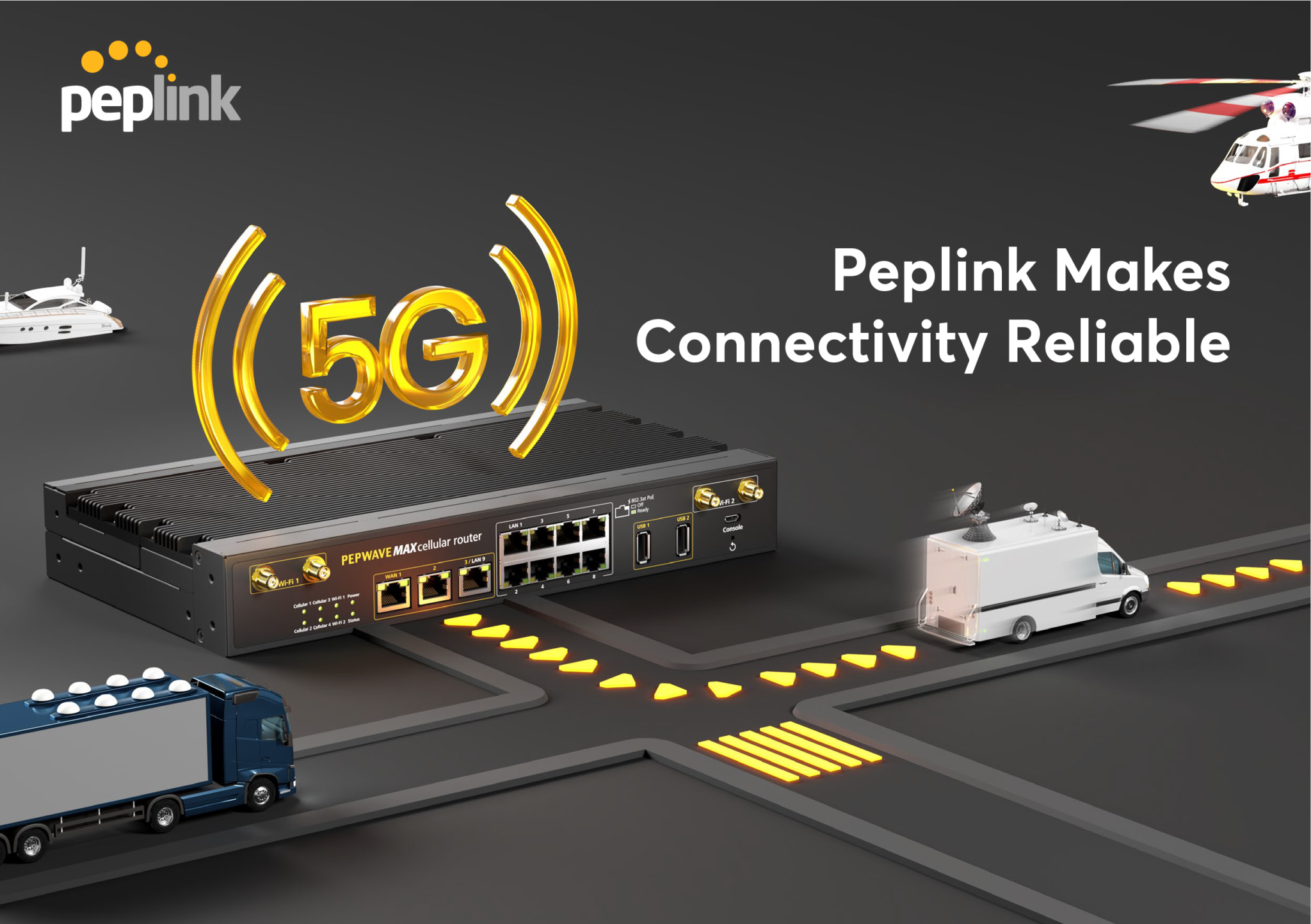 What is 5G with Peplink | Your Best 5G networks - Transit B310 MBX 5G