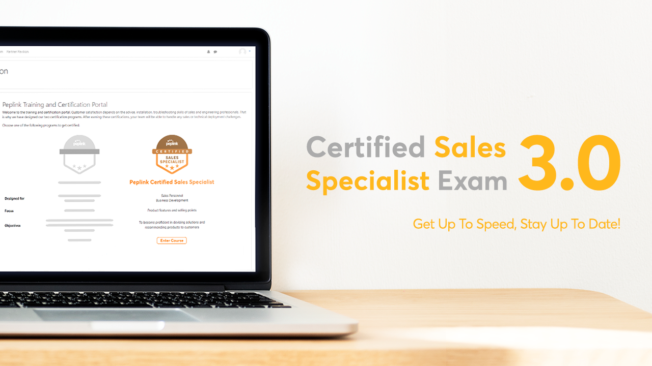 Certified Sales Specialist Training Program- Peplink